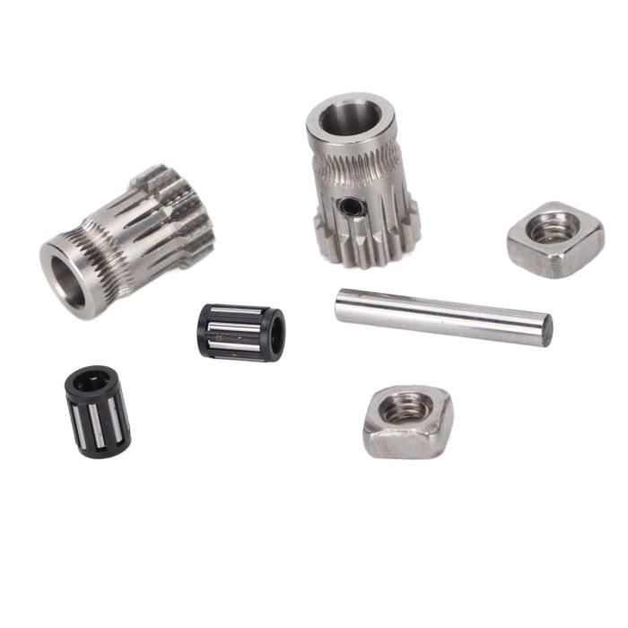 Kit de roues d'extrusion - SURENHAP - Acier trempé - Compatible Prusa ...