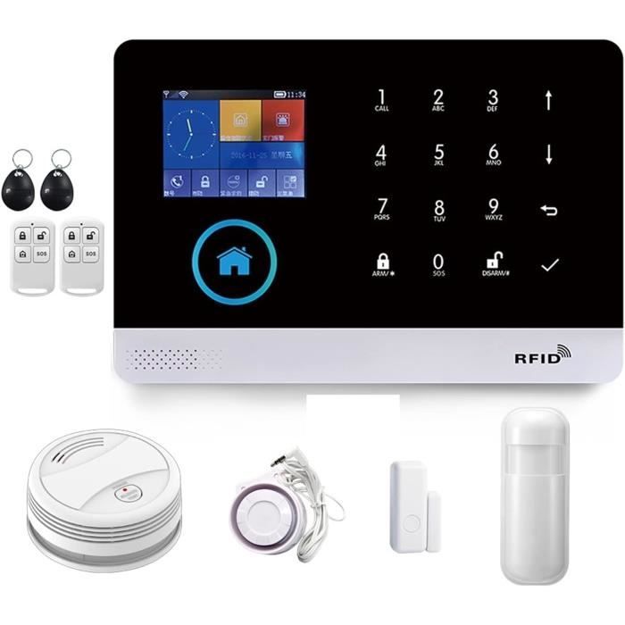 Système D'Alarme Wi-Fi Wifi Smart Home Gsm Système D'Alarme For La ...