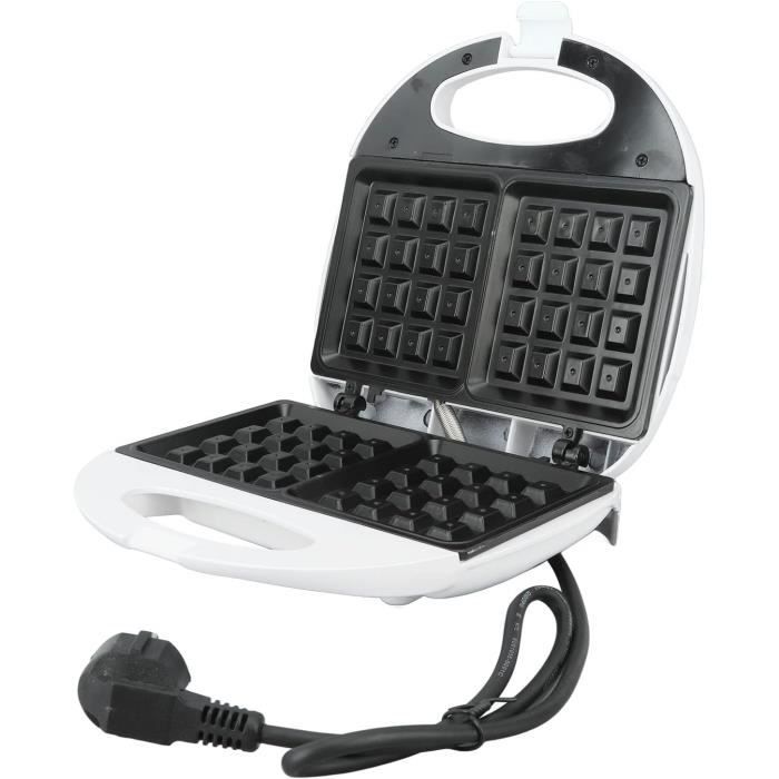 Mini Gaufrier, 2 Grilles Électrique Petit Déjeuner Carré Gaufrier Faire ...