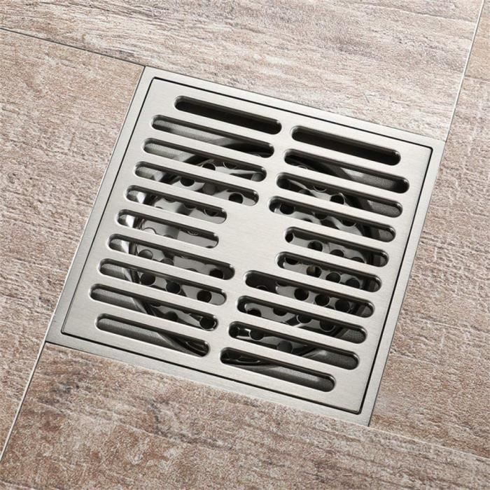 Drain de Sol 10 * 10Cm Drains Siphon de Douche Anti-Odeur Siphon de ...