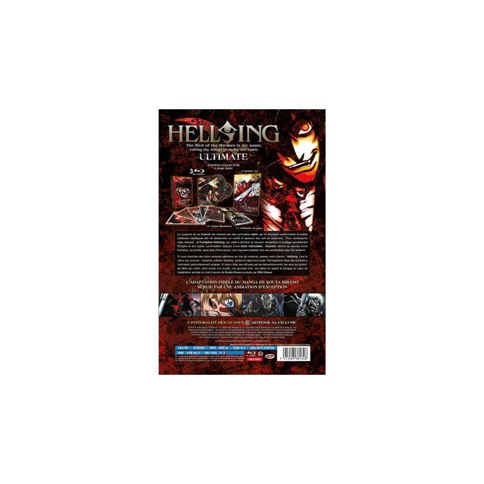 Coffret Blu-ray - Hellsing Ultimate - Edition Collector Limitée A4 ...
