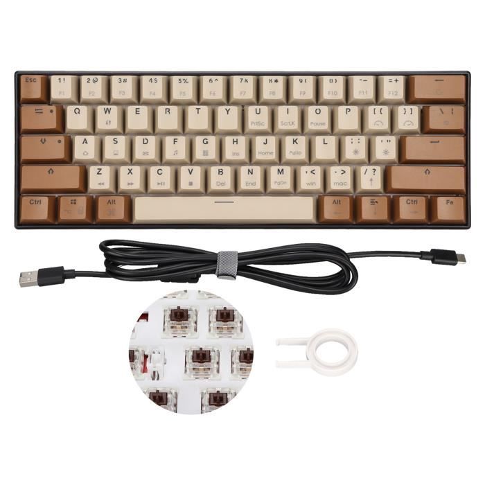 EJ.life Computer Keyboard, Mechanical Keyboard Compact Size Type C ...