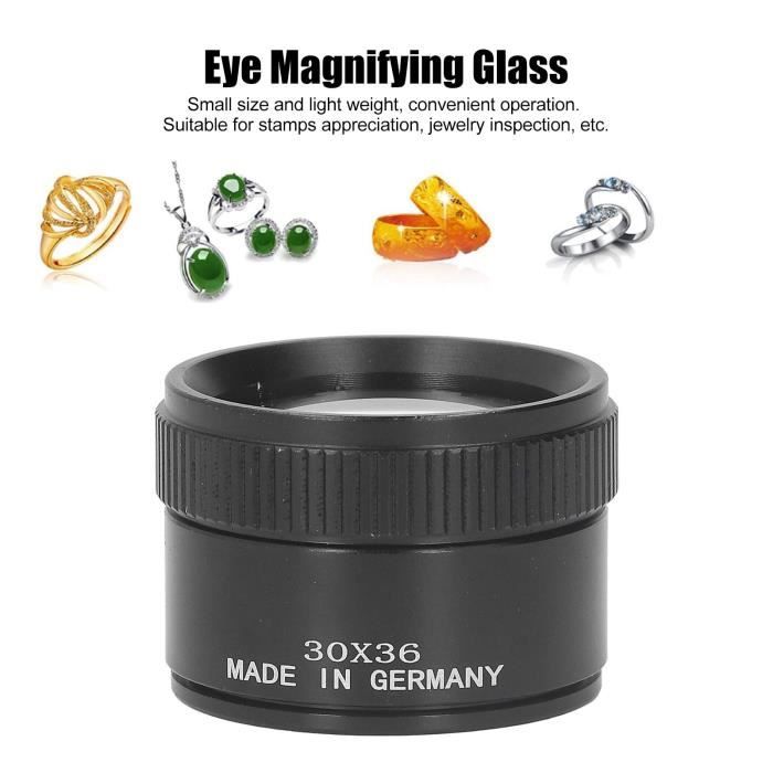 Loupe de bijoutier 30X - FDIT - Inspection DIY - Lentille optique ...