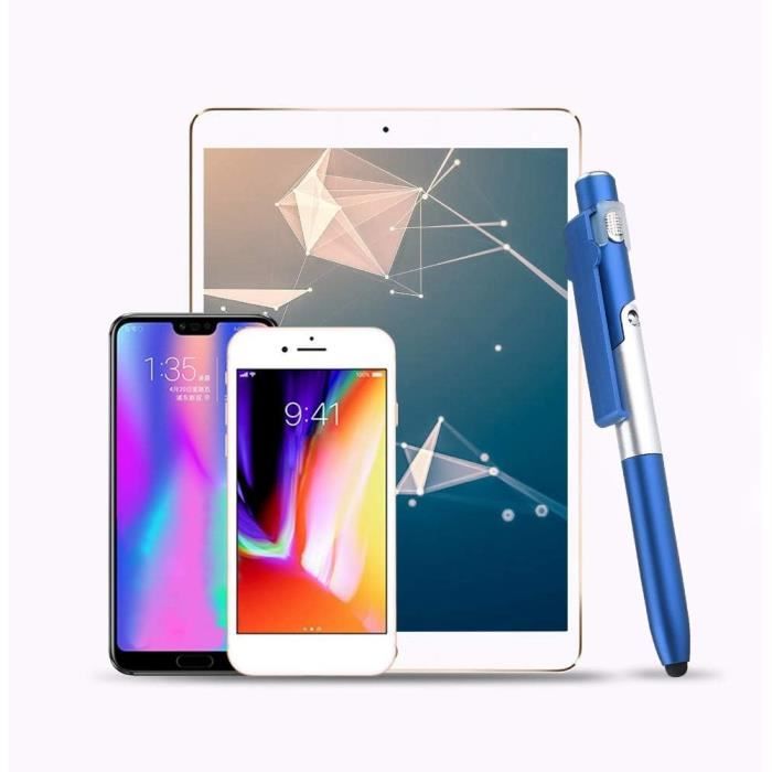 Stylo Capacitif, 4 En 1 Stylos À Bille Capacitifs Avec Écran Tactile ...