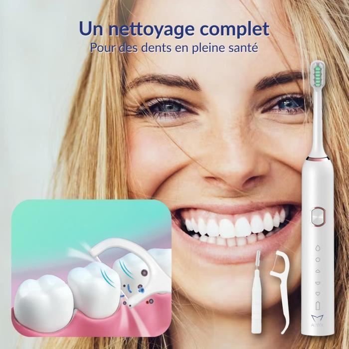 Ridgetube Kit Dentaire : Brosse À Dents Electrique Sonique ...