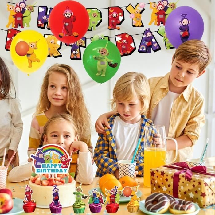 Teletubbies Party Fournitures De Fête D'Anniversaire, 44Pcs Décoration ...