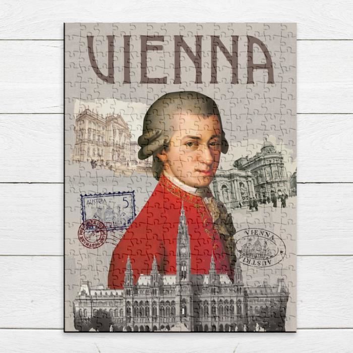 Puzzle Classique 280 pièces Vienna Collage Vienne Voyage Autriche ...
