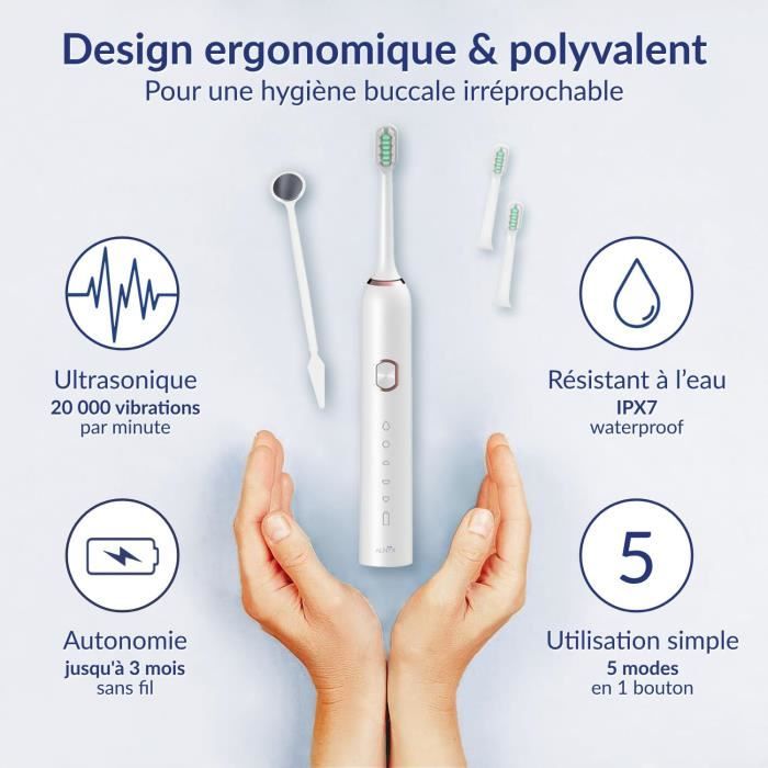 Ridgetube Kit Dentaire : Brosse À Dents Electrique Sonique ...