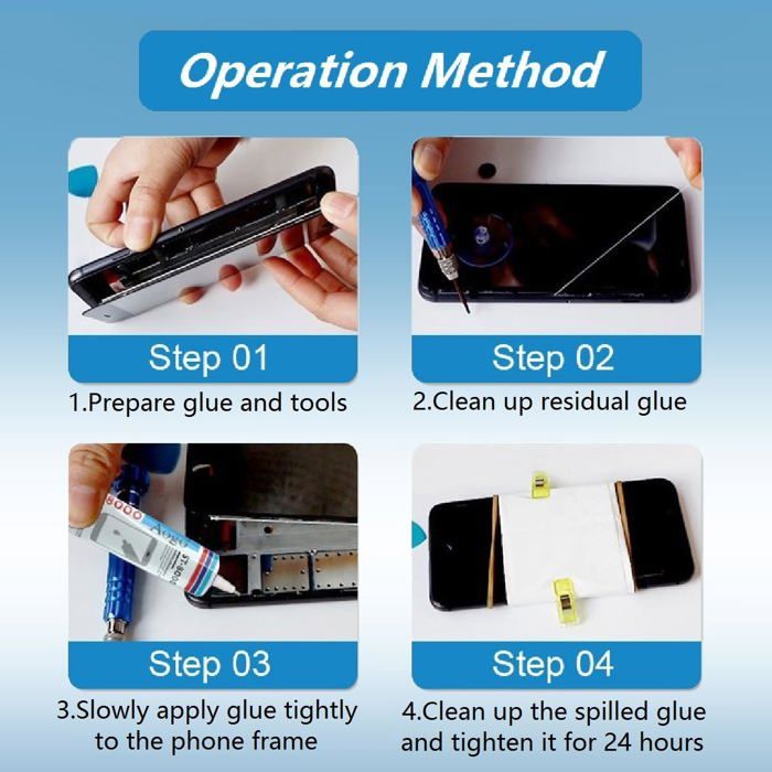 Colle Telephone, Glue pour Ecran Phone, Colle Smartphone,Colle ...
