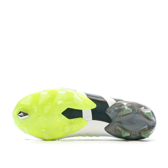 Chaussures de foot Blanc/Vert football Homme Adidas Predator Accuracy.1 ...