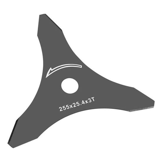 Lame de débroussailleuse à 3 dents pour différents types de débroussailleuse coupe gazon ...