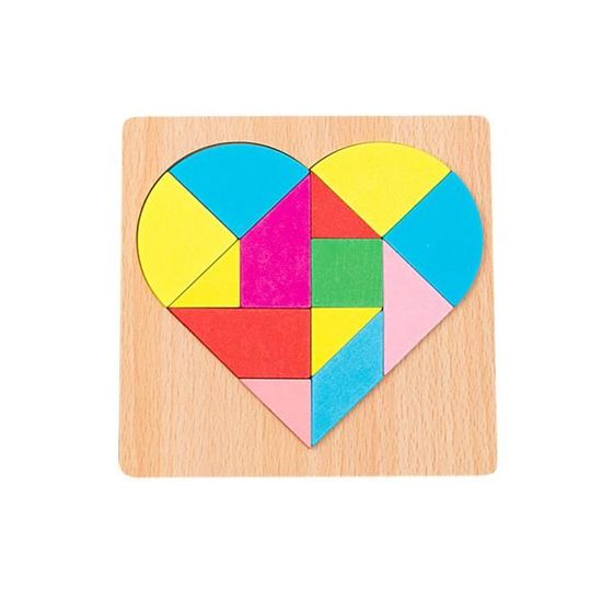 Jigsaw Jouet Casse-Tête Forme Géométrique Puzzle En Trois Dimensions ...