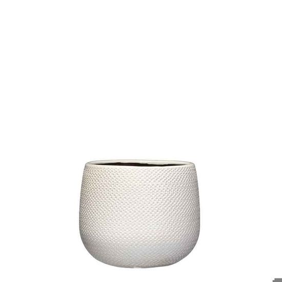 Mica Decorations Pot de fleurs Gabriel - 18x18x16 cm - Céramique ...