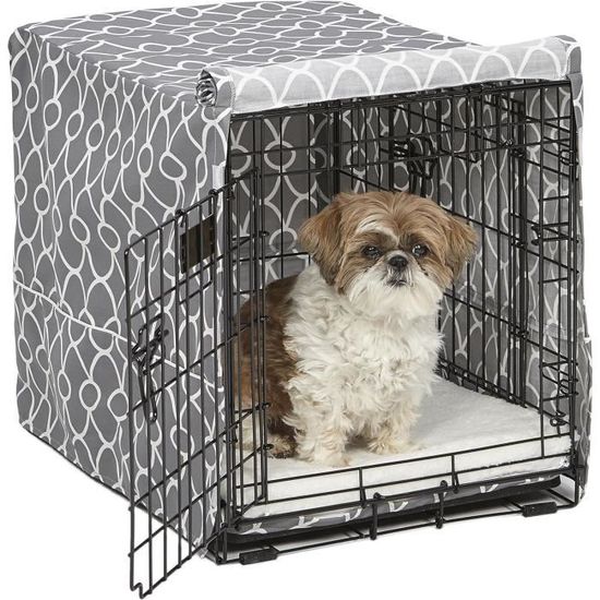 Cvr-24T-Gy Housse De Cage Pour Chien Avec Tissu Protecteur En Téflon, Housse De Protection Pour ...