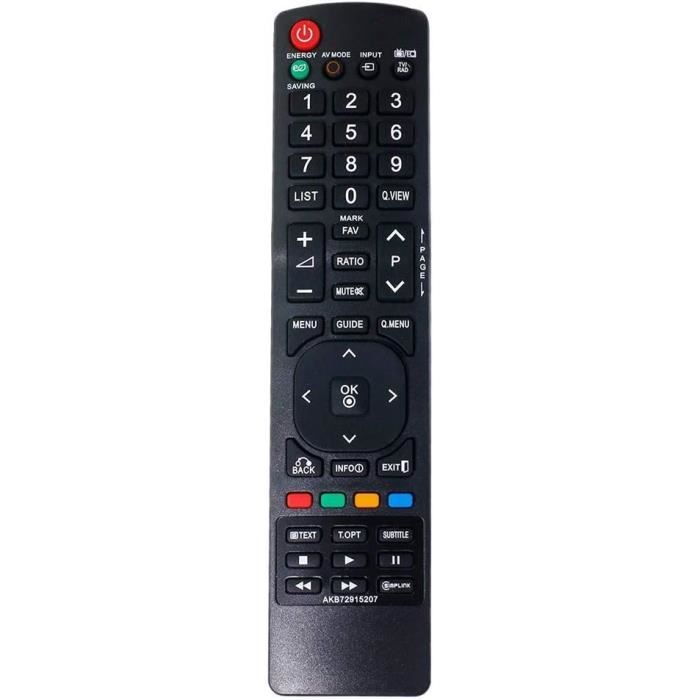 AKB72915207 Télécommande de Remplacement pour LG TV 37LD465 37LD320 ...