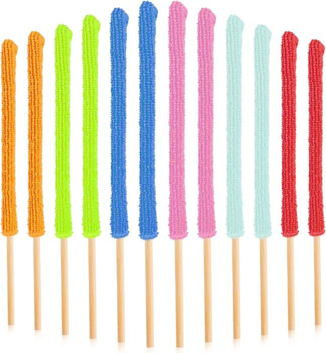 Lot De 12 Mini Plumeaux Pour Le Nettoyage, Outil De Nettoyage Des ...
