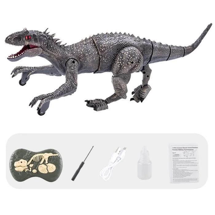 SM190 2,4g 8 Canaux RC Walking Dinosaur Toy Pour Enfants Simulation Tyrannosaurus Robot ...