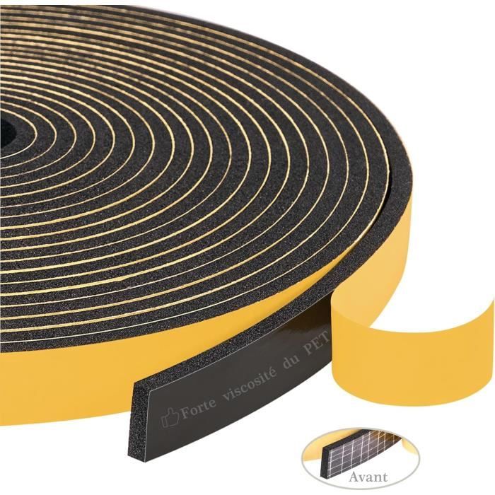 Joint Porte Isolation, 3 Rouleaux 12Mm(L) X3Mm(H) X15M(L), Joint De ...
