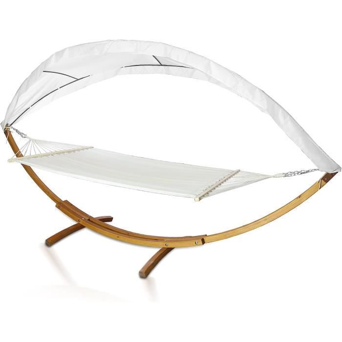 Hamac avec armature, hamac en bois de mélèze résistant aux intempéries ...