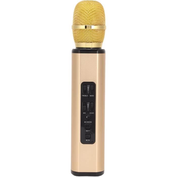 Microphone Bluetooth sans Fil K6, Microphone Portatif Intégré dans Le ...