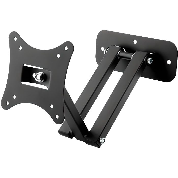 Support TV mural tournant et pivotant pour écran LCD LED Plasma 10-26 ...
