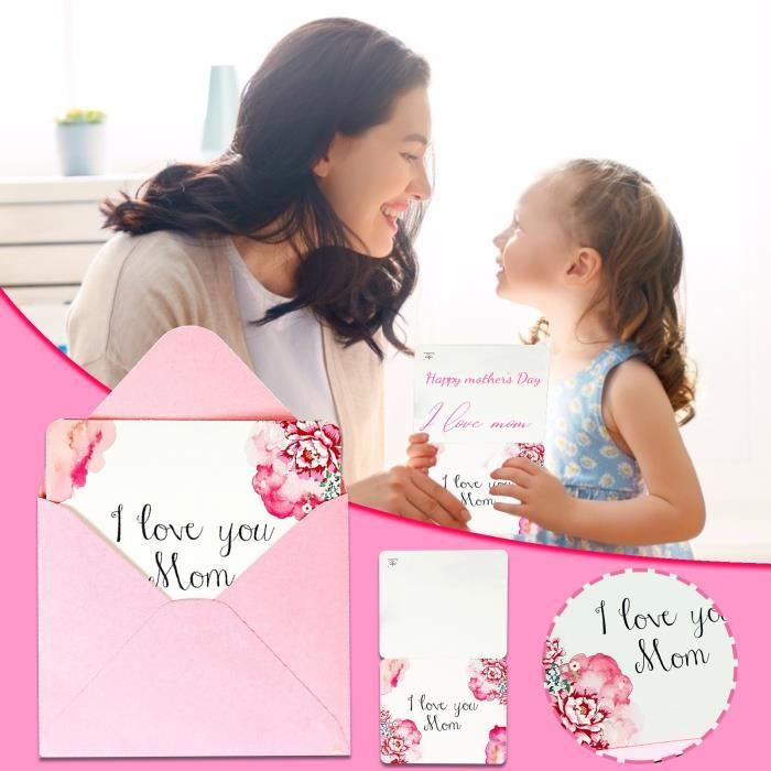 Carte De Voeux Créative Pour La Fête Des Mères La169 - Cdiscount Beaux ...