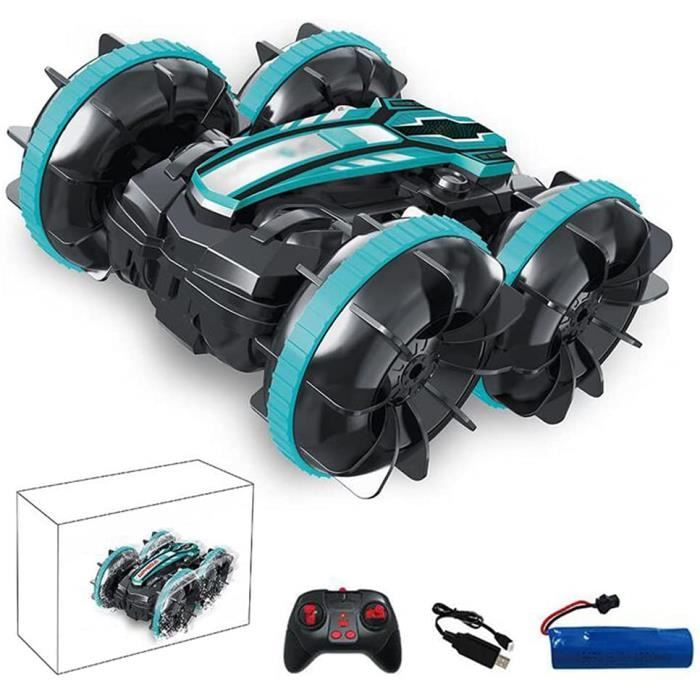 Voiture Télécommandée Amphibie, 4WD Voiture Telecommandé Tout Terrain, 2.4GHz électrique ...