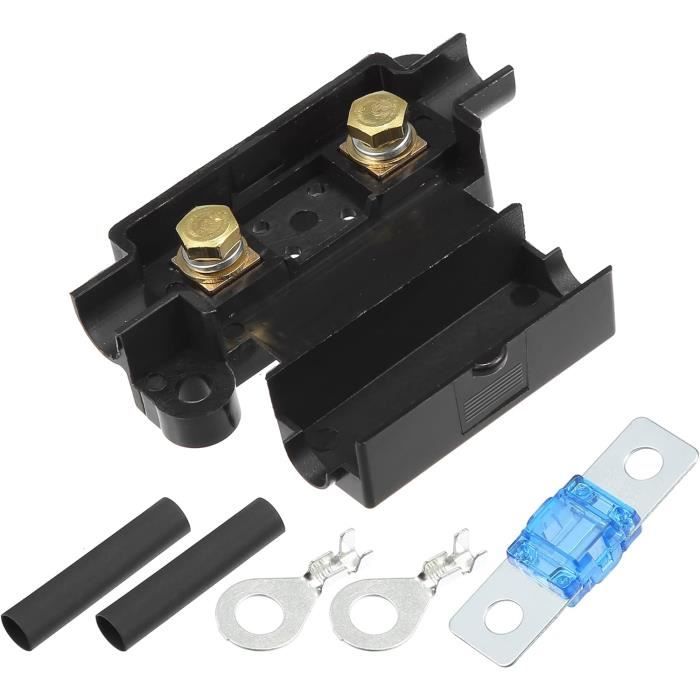 100 Amp Ans Fusible Support Trousse, Tube Bornes, Plastique, Noir, 1 ...