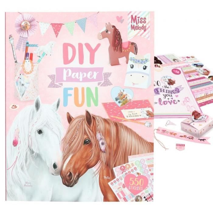DEPESCHE 12121 MISS MELODY DIY PAPER FUN - SET DE LIVRES CRÉATIFS AVEC ...