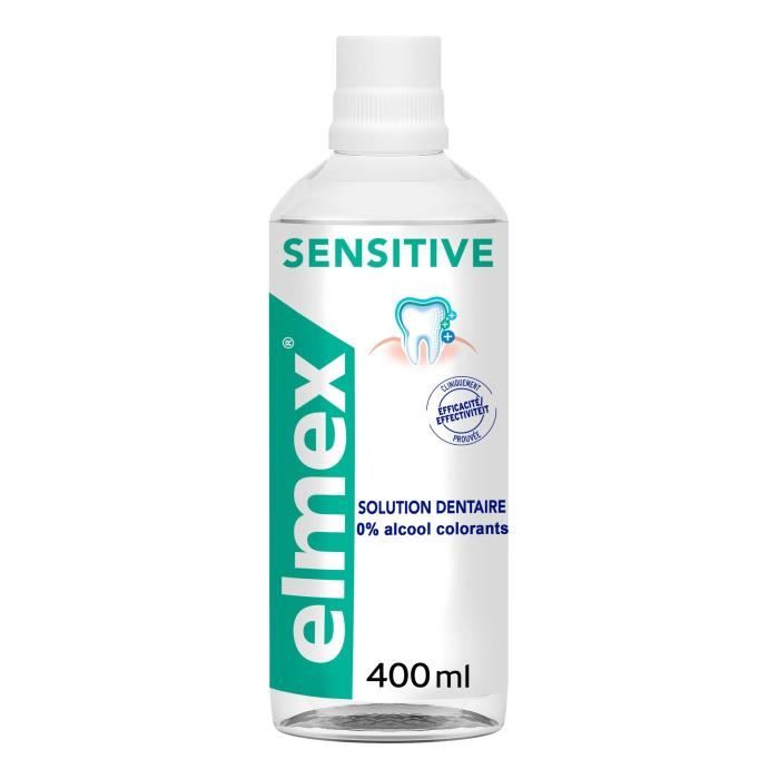 ELMEX Bain de bouche Sensitive Dents sensibles - 400 ml - Cdiscount Au ...