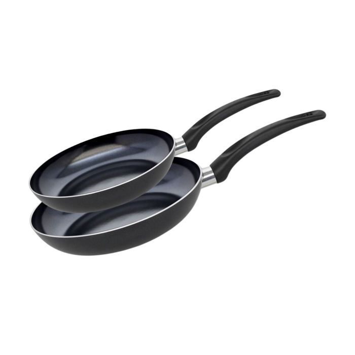 Set de 2 Poêles 28 et 32 cm céramique sans PFAS Elo Prima Cucina - Cdiscount Maison