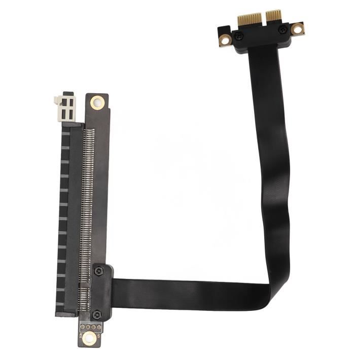 Fdit carte Riser PCIe Câble d'extension PCIe 20cm 32Gbps Taux de ...