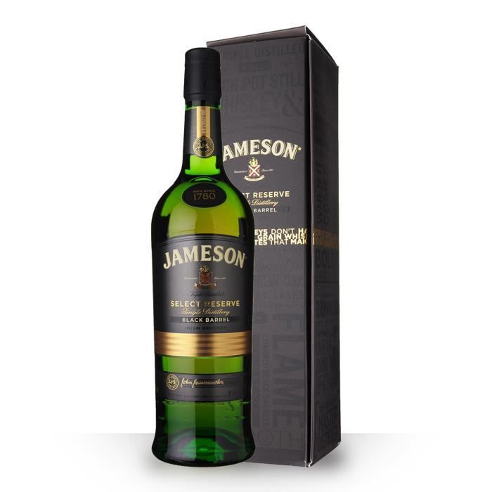Whisky Jameson Select Reserve Black Barrel 70cl - Coffret - Achat ...