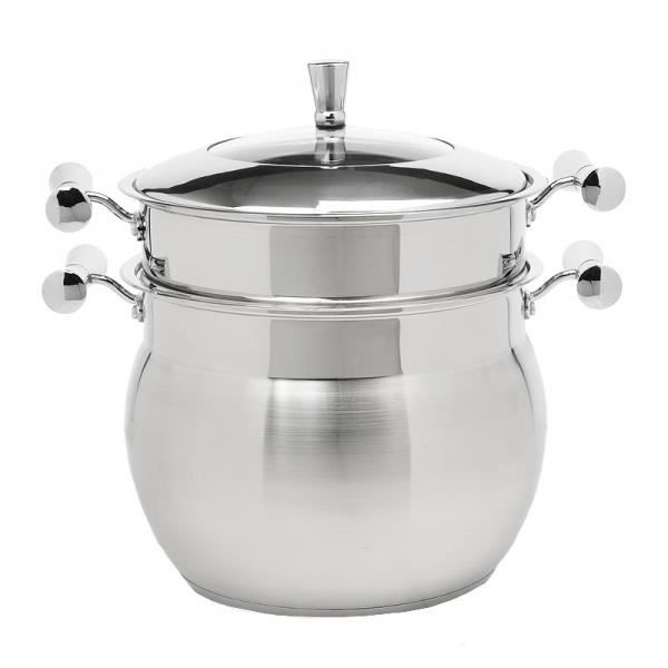 Couscoussier professionnelle 20cm 6L Inox - Cdiscount Maison