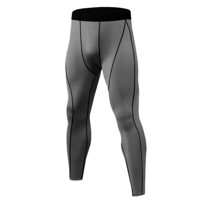 Pantalon De Compression Pour Hommes Collants Leggings Respirant Base ...