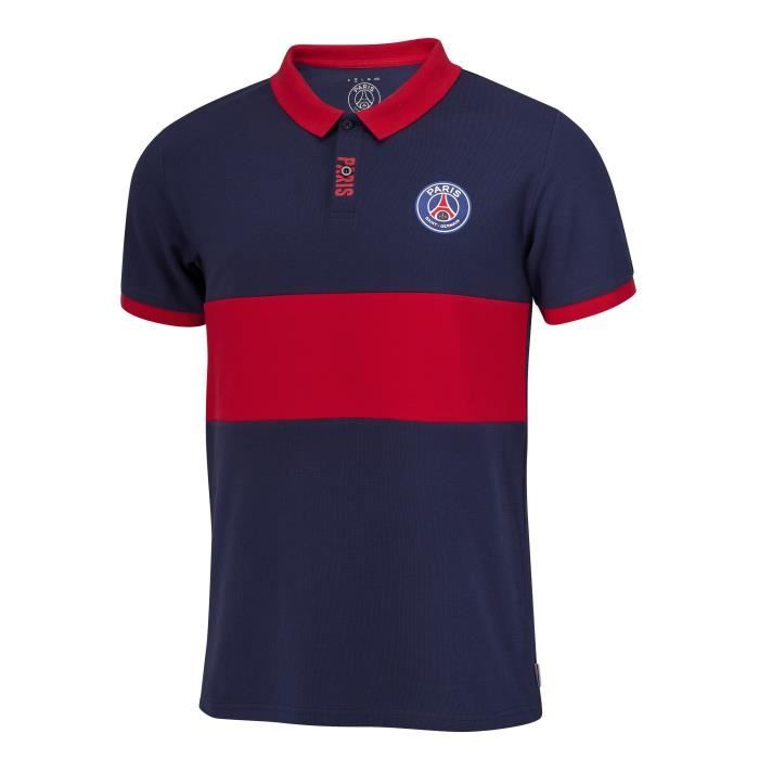 Polo PSG - Collection officielle PARIS SAINT GERMAIN Bleu - Cdiscount ...