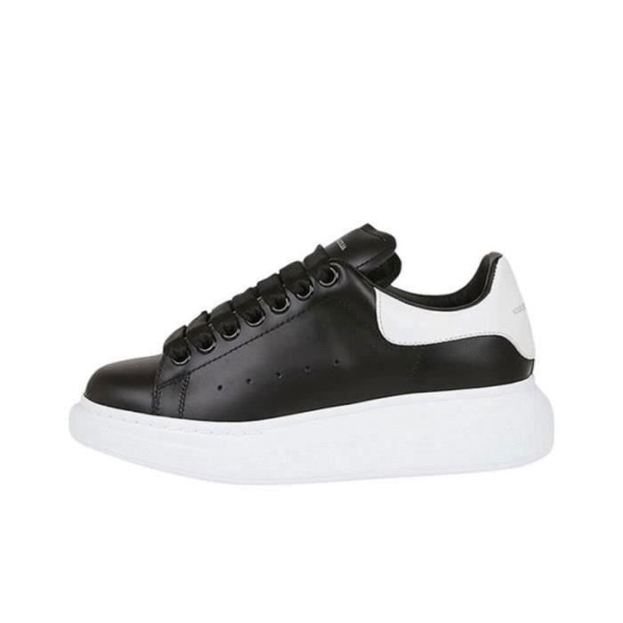 Basket Basket Alexanders Mcqueens Mc Noir Chaussur Femme Homme Pas Cher