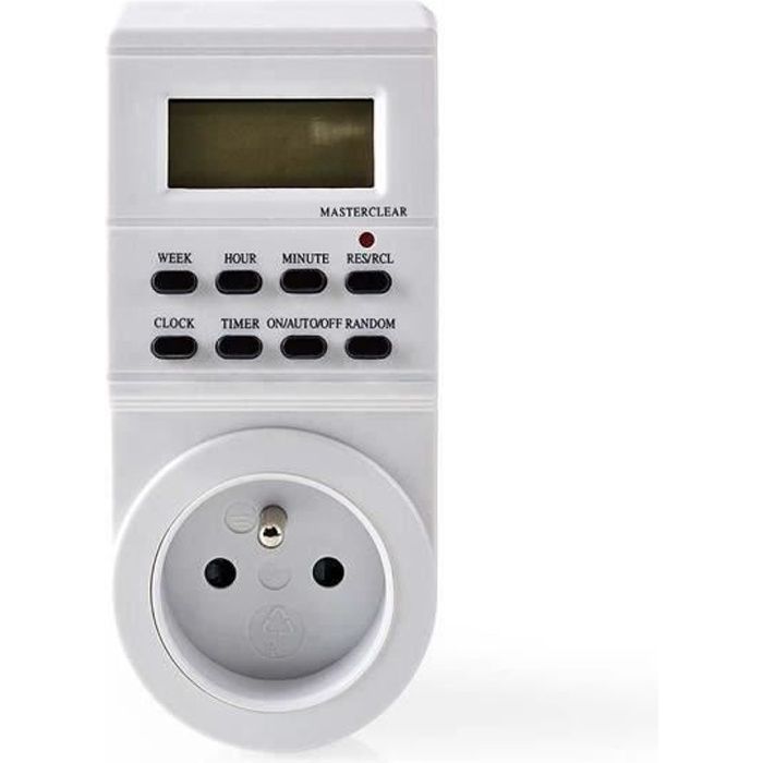 NEDIS Timer Numérique - 3 600 W - Cdiscount Bricolage