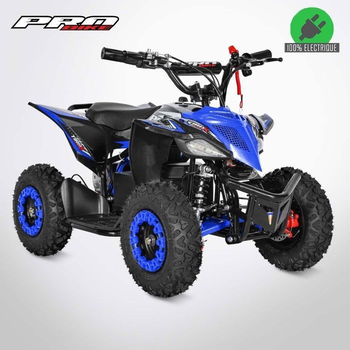 Pocket Quad TIRAX 800W - Mini Quad Enfant Électrique 800W - Bleu ...