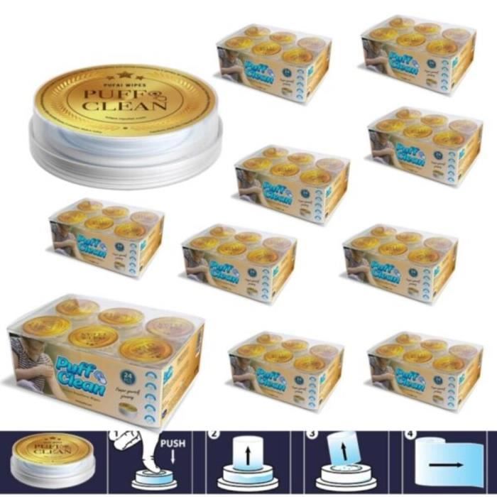 Pufai Puff Clean Lot de 10 cartons de 240 capsules anti-insectes 7 ...