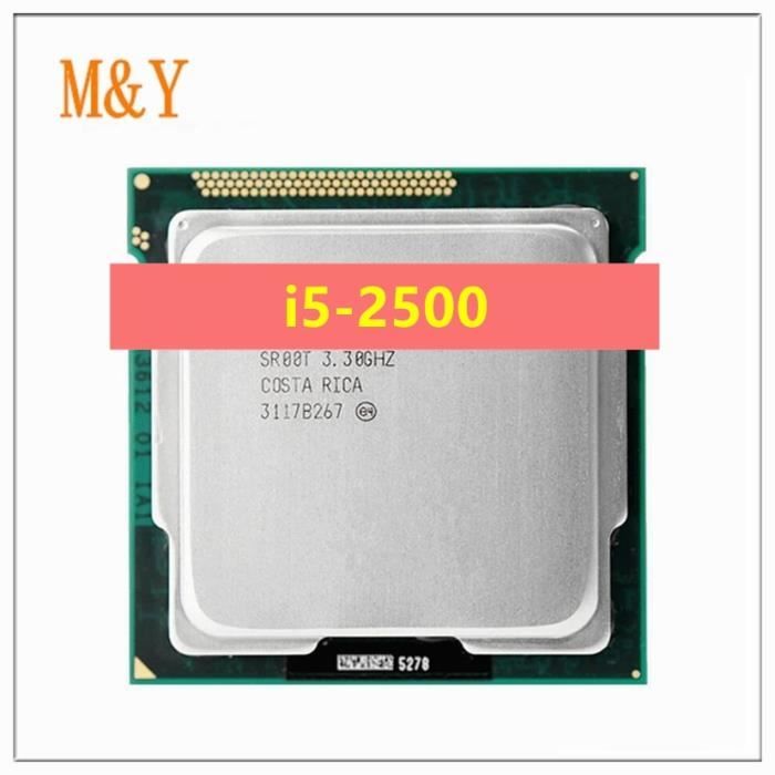 Processeur Core i5 2500,3.3GHz,6 Mo de cache L3,Façade,Core TDP 95W LGA ...