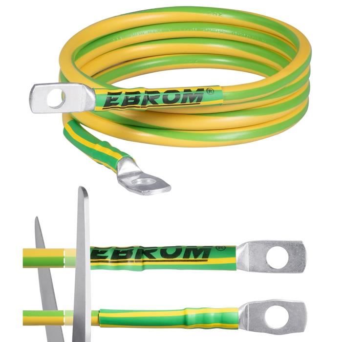 Câble Installation Fixe Câble Terre H07V-K 16 Mm² Vert/jaune - Longueur ...