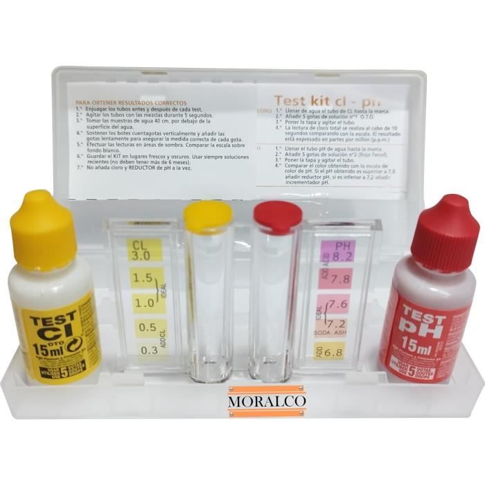 Test Kit Ph et Chlore (Otho-Phenol)85 - Cdiscount Jardin