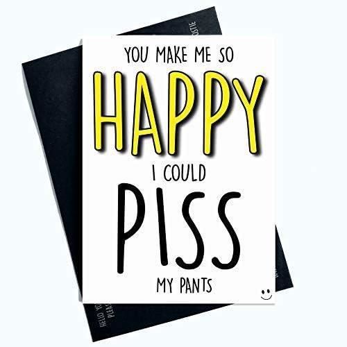 Pc855 Carte D'Anniversaire Humoristique Pour La Saint-Valentin ...