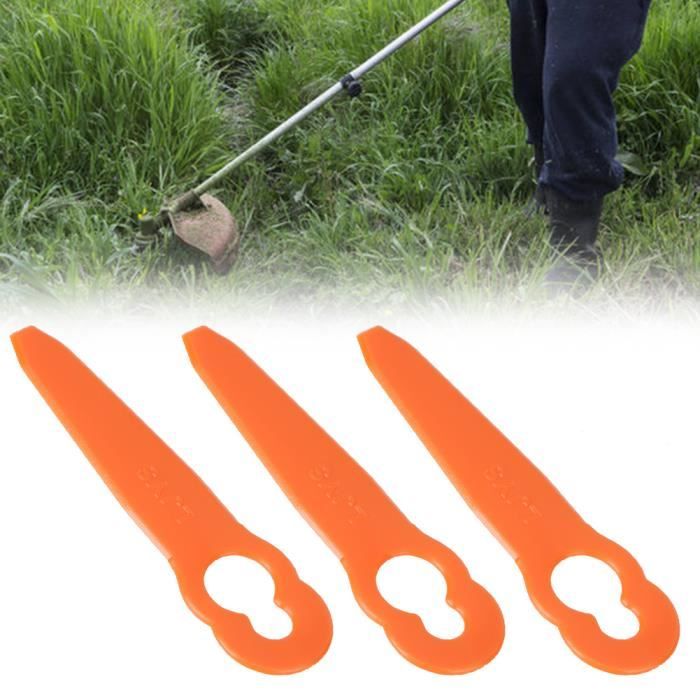 24Pcs Lawn Mower Trimmer Plastic Cutter Blade Replacement Parts Fit for ...
