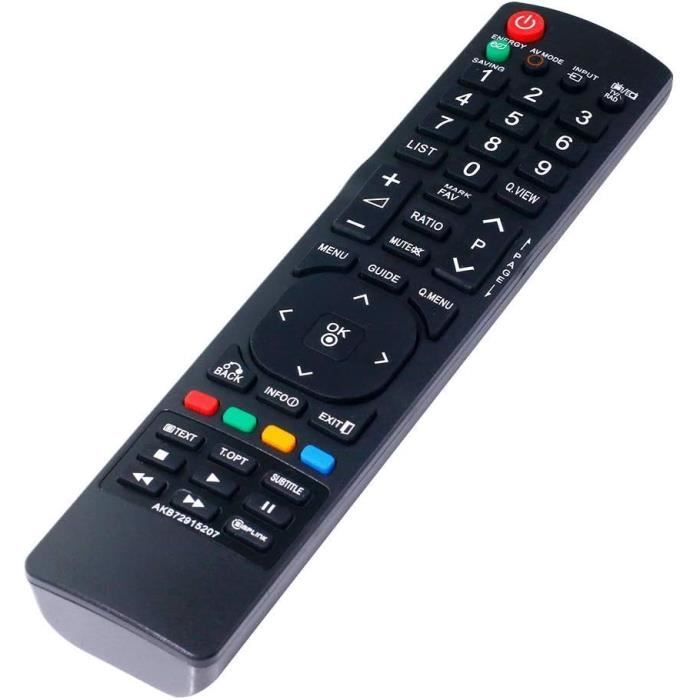 AKB72915207 Télécommande de Remplacement pour LG TV 37LD465 37LD320 ...