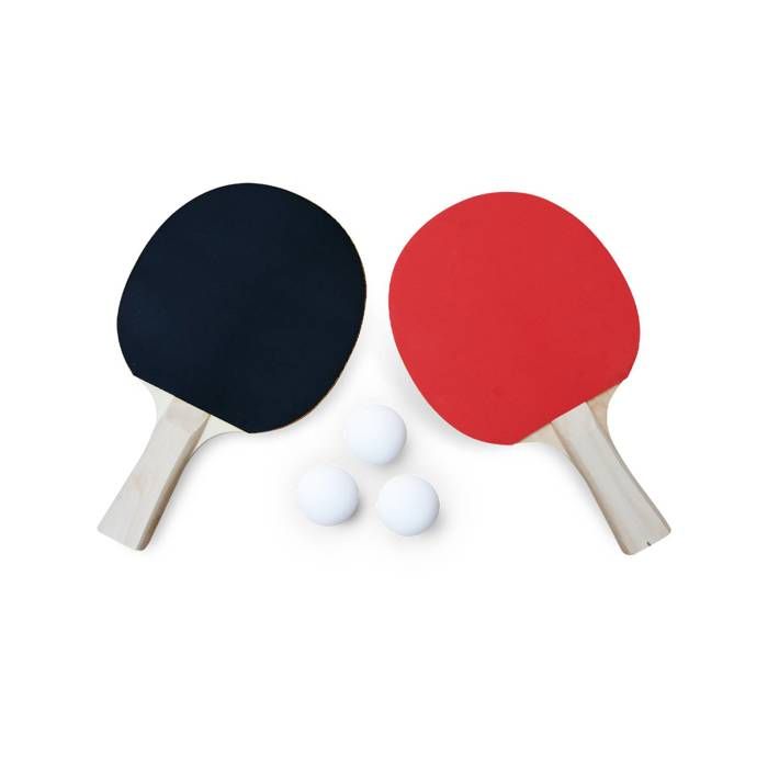 Table de ping pong INDOOR gris - table pliable avec 4 raquettes et 6 ...