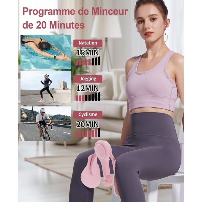 Élastique Musculation Fessier Appareil Jambes Et Cuisses Booty Pulse Hip Trainer Kegel Thigh ...