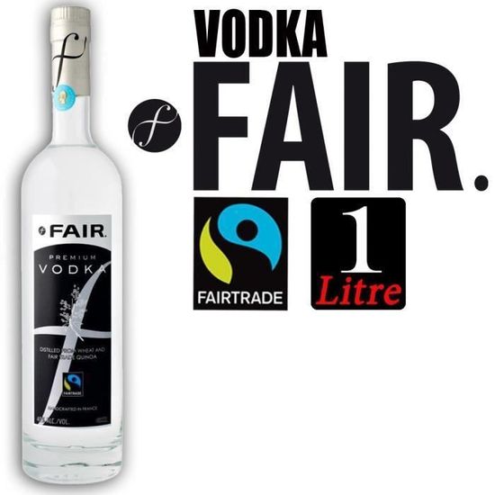 Fair vodka 1 litre 40° - La cave Cdiscount