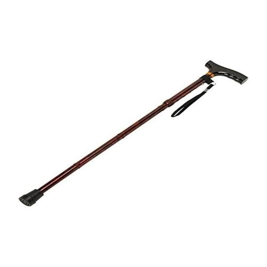 Folding Coloured Walking Stick With Wooden Handle, Lightweight ...